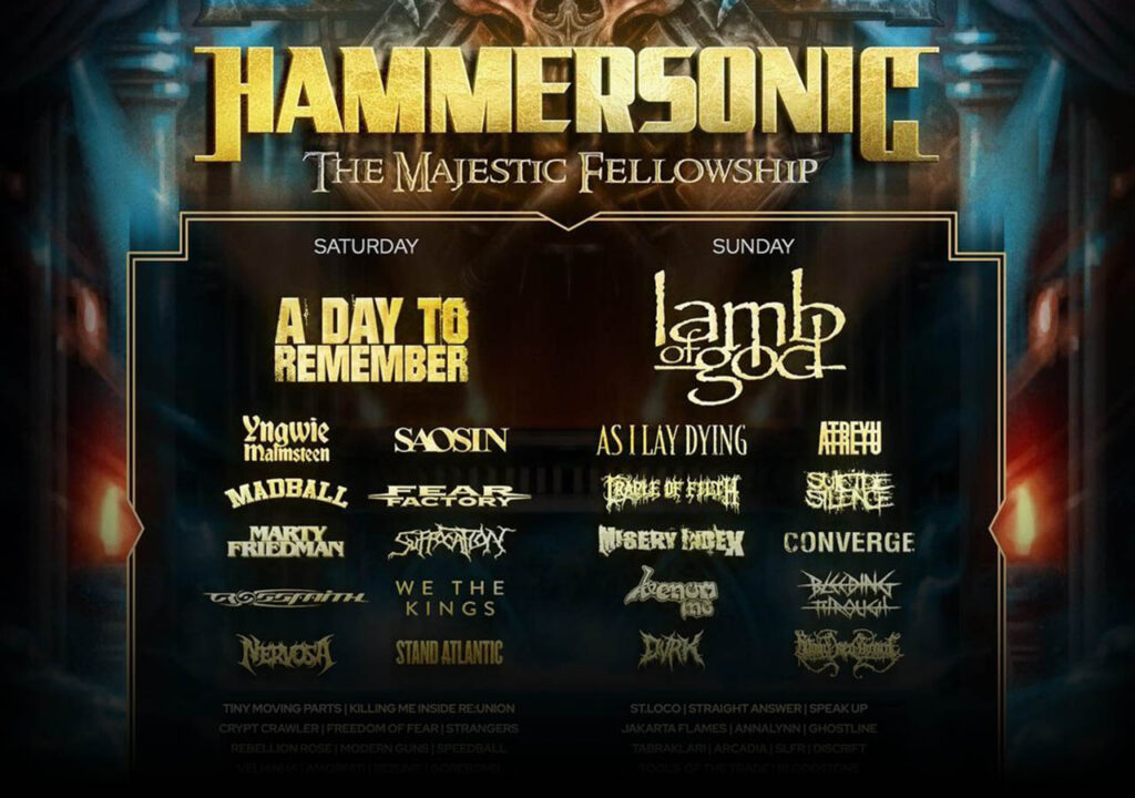 Hammersonic 2024 Hadirkan A Day To Remember & Lamb of God